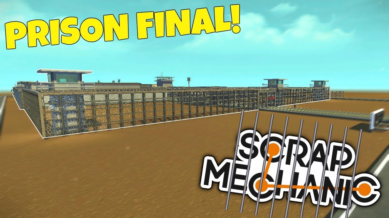 PRISON FARM & FINAL TOUR! - Scrap Mechanic Town Gameplay - EP 5 (World Download) - YouTube