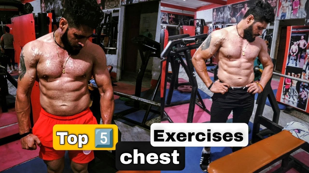 chest work out top 5 exercises #chest #chestworkout #nfc - YouTube
