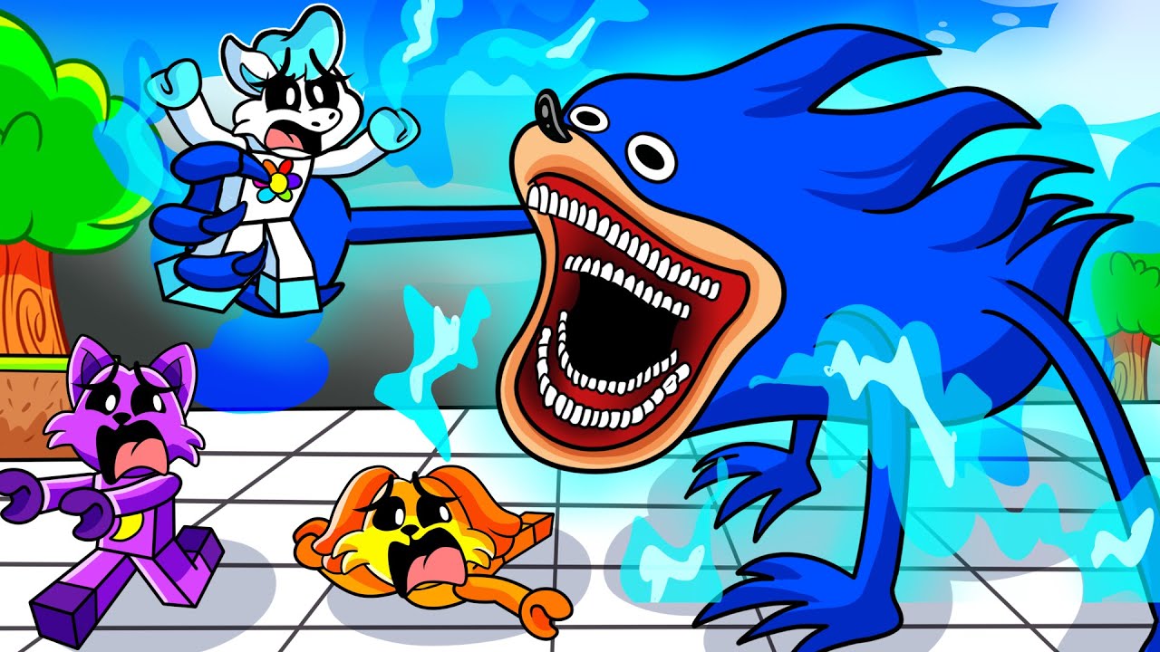 SHIN SONIC EATS CATNAP AND DOGDAY in ROBLOX! 😈💀 - YouTube