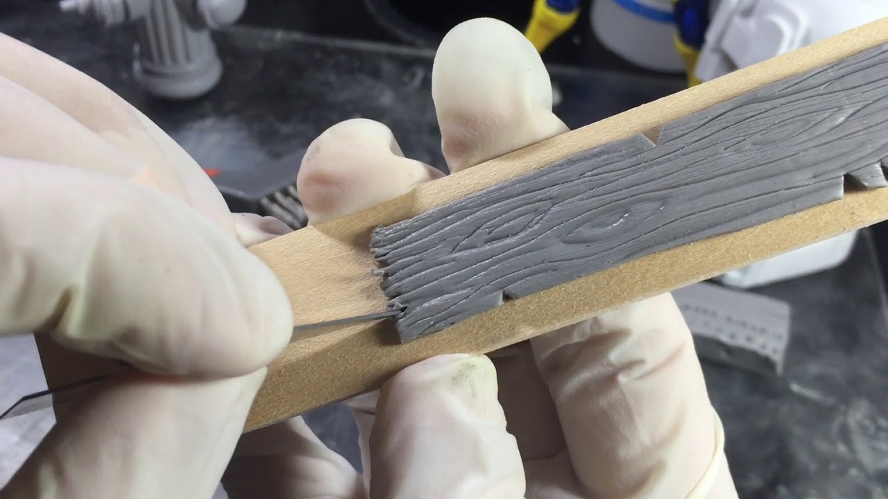 wood tutorial part 1 polymer clay - YouTube