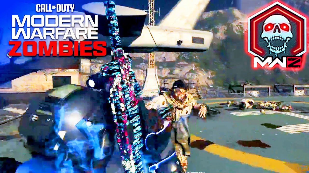 Call of Duty MW3 Zombies WSP 9 LEVELING GAMEPLAY 3rd Person (No ...