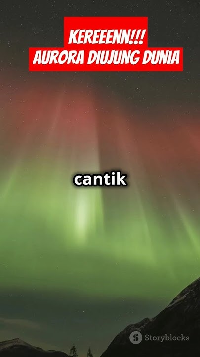 KEREEEN!!! Pernah dengar apa itu Aurora?? #faktaunik #fenomenaalam #facts - YouTube