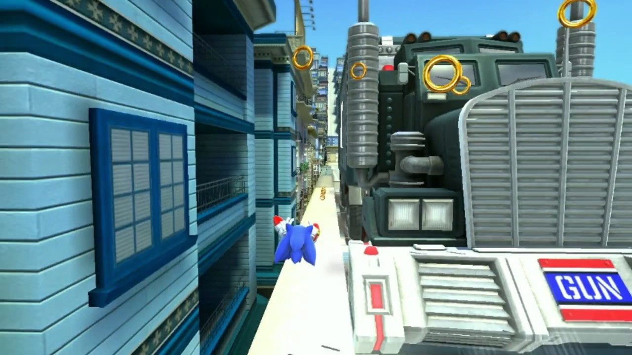 Sonic Generations - normal control at gun truck - YouTube