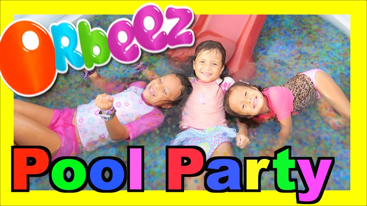 🔴 ORBEEZ KIDS SWIMMING POOL PARTY 😃 - YouTube