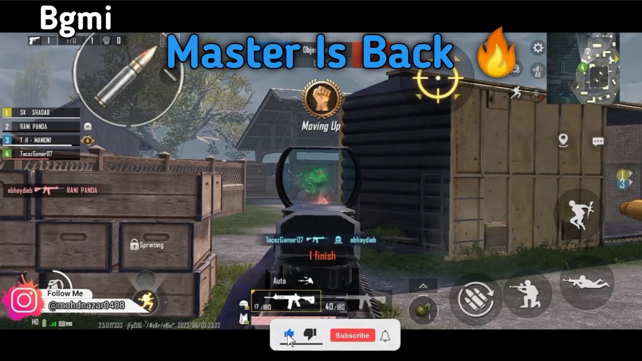 Return of the king: Master is Back on BGMI 🔥 - YouTube