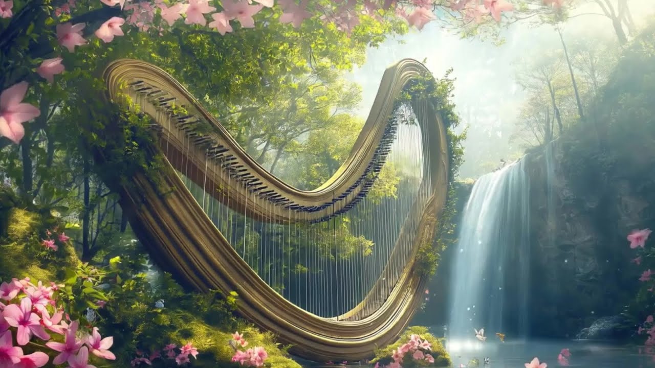 This Magical Harp Makes Waterfalls Sing! - YouTube
