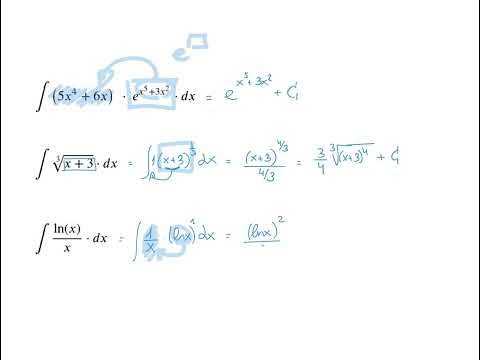 2BCT U5 L3 Integrales inmediatas. Regla de la cadena - YouTube