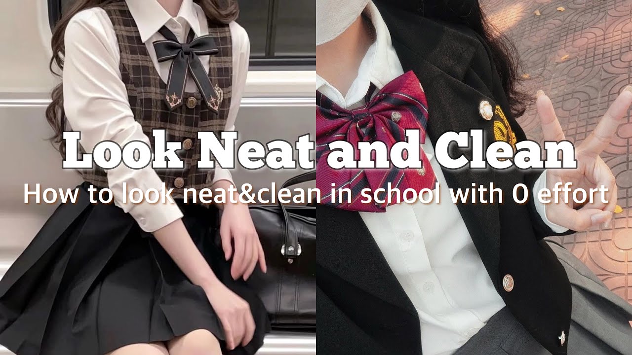 LOOK NEAT & CLEAN in School with 0 effort (simple and easy tips) - YouTube