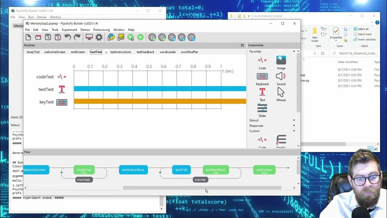 Memory Experiment in PsychoPy (Part 2) | Randomizing Stimuli Across Subjects | PsychoPy Help #6 ...