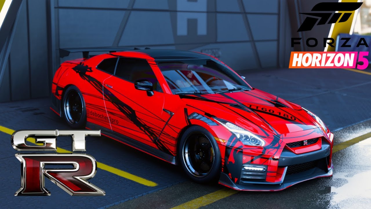NISSAN GTR R35+NIGHT+LOGITECH G920 FORZA HORIZON 5 - YouTube