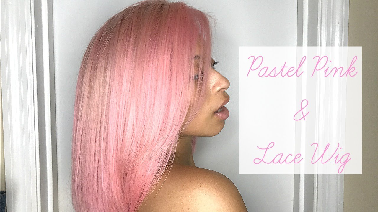 Pink Hair Transformation & Lace Wig Install - YouTube