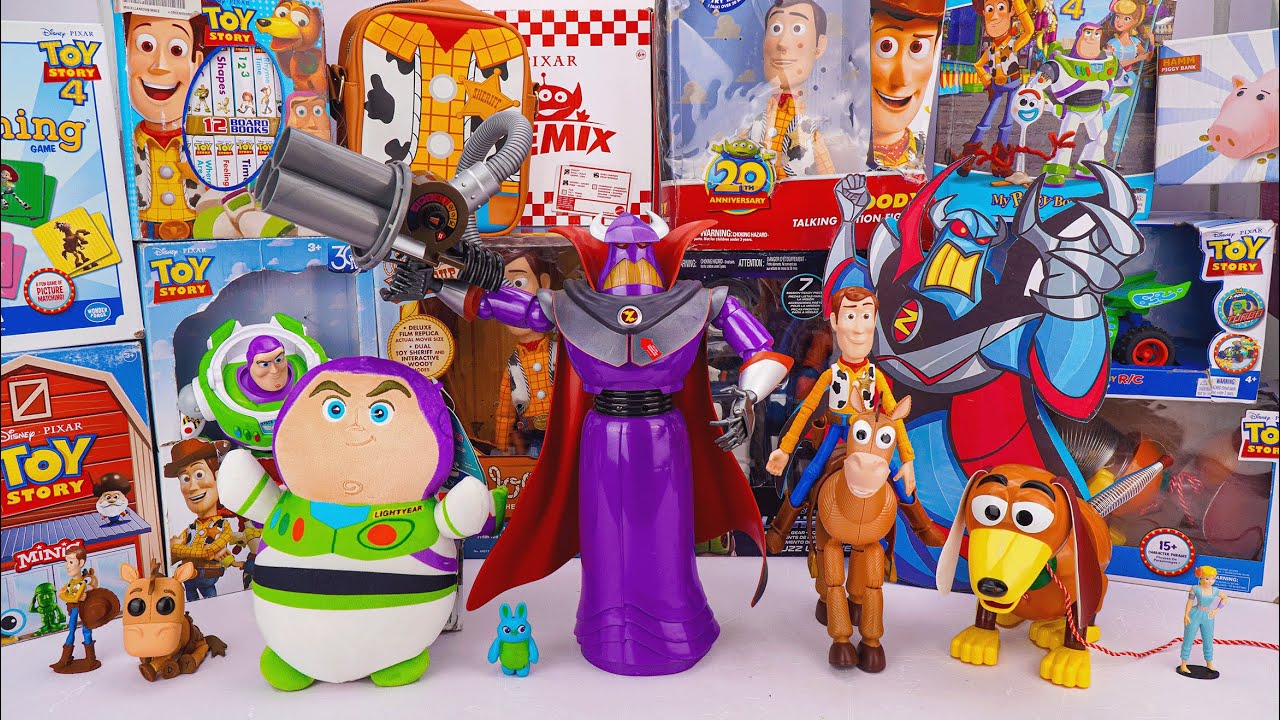 Unboxing Disney Pixar Toy Story toy collection ASMR | Buzz Lightyear ...