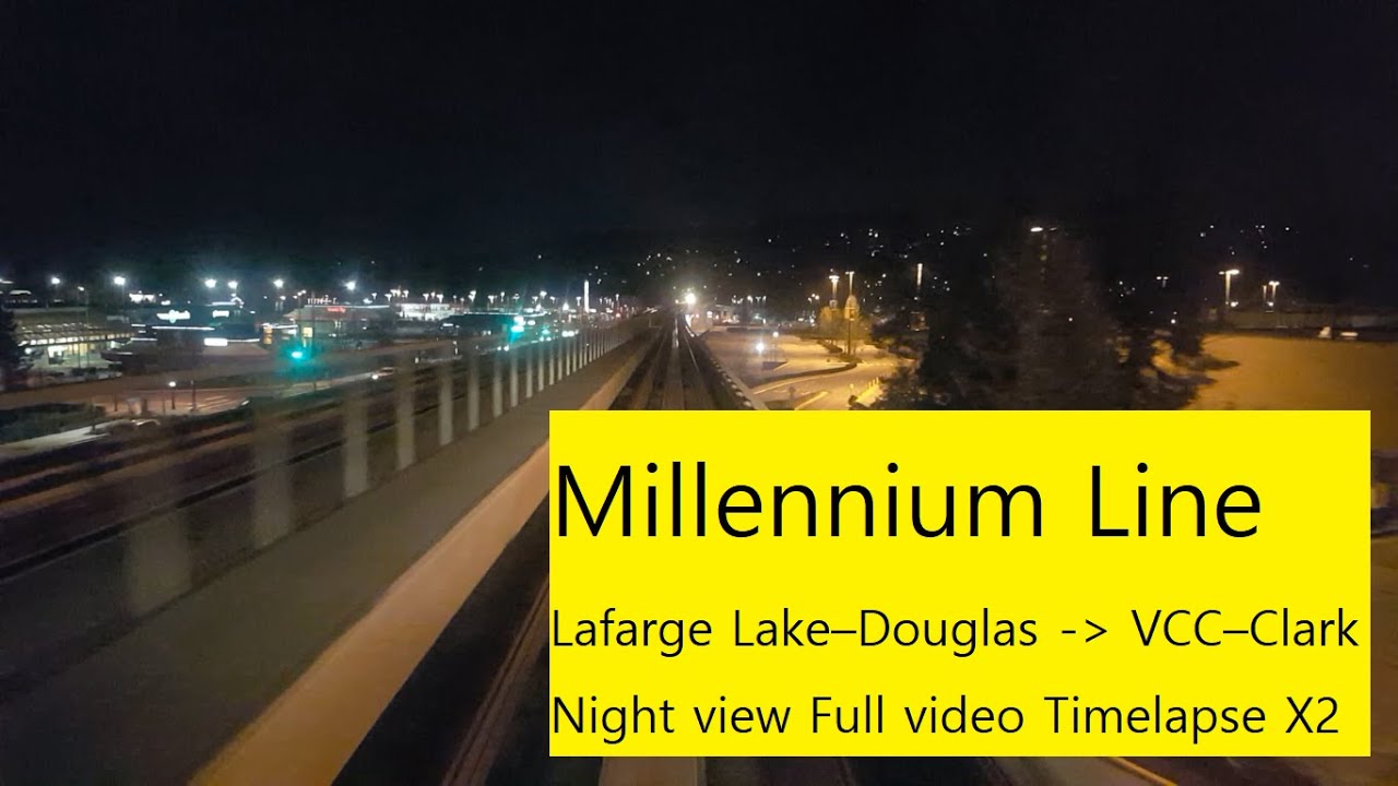 [Full] Millennium Line Night-view Timelapse X2 - YouTube