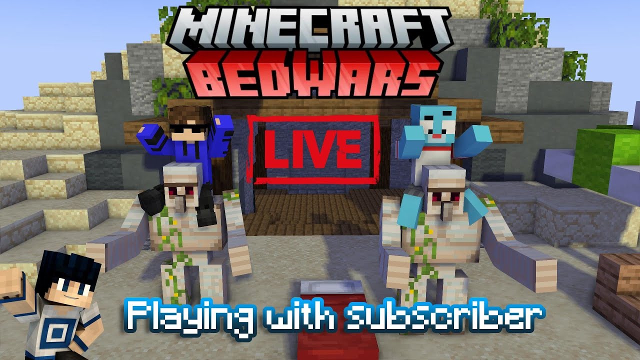 MINECRAFT BEDWARS PLAYING WITH SUBSCRIBERS - YouTube