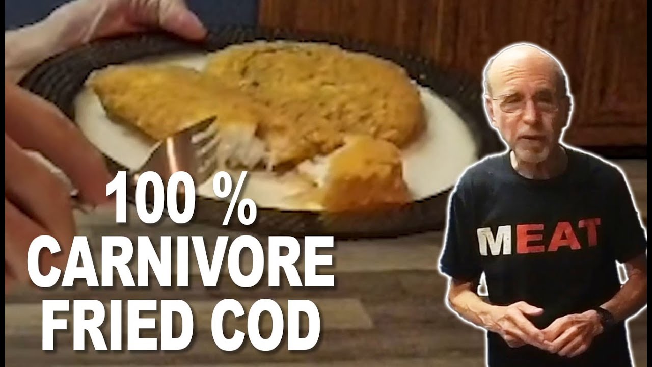 100% CARNIVORE pork rind crumb coated ATLANTIC COD fried in BACON FAT ...