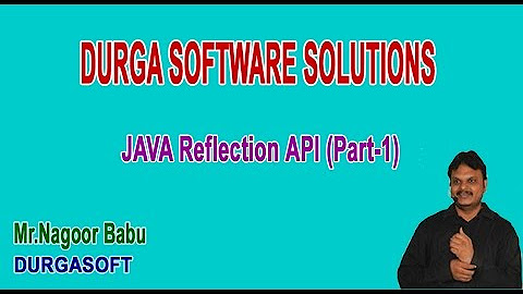 JAVA Reflections API & Annotations BY Java Expert Mr. NAGOOR BABU - YouTube