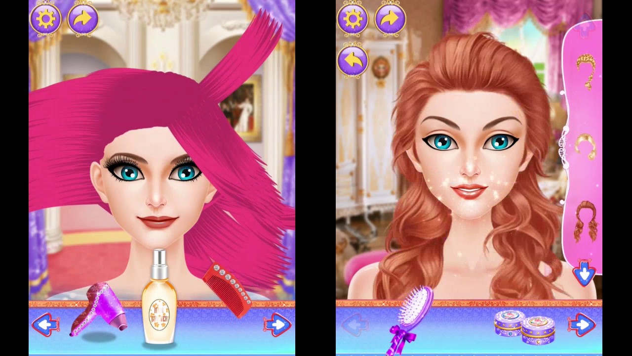Princess Date Salon - Princess Salon Games By Gameimax - YouTube