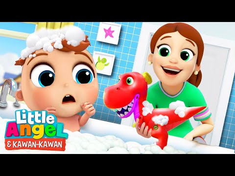 Ayo Mandi Baby John | Kartun Anak | Little Angel dan Kawan Kawan - YouTube