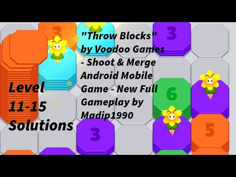 "Throw Blocks" by Voodoo Games - Shoot & Merge Android Mobile Game - New Full Gameplay by ...
