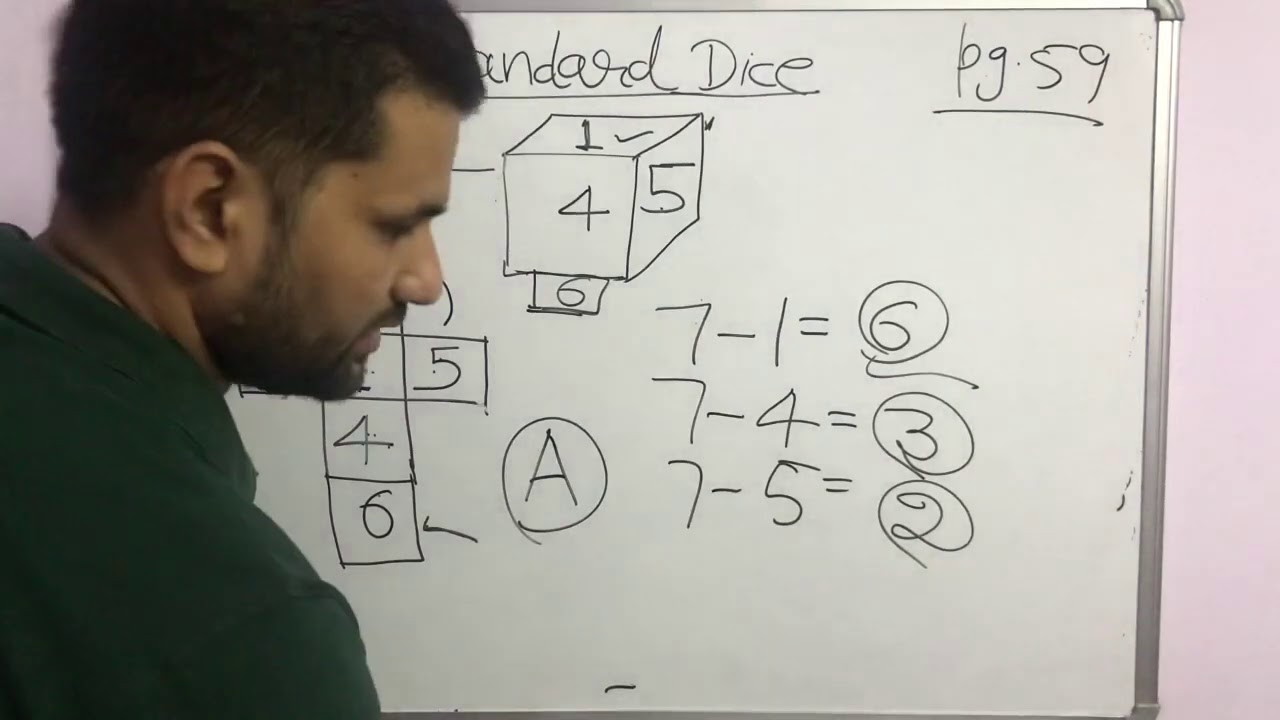 Standard Dice 🎲 Class 4 Mathematics - YouTube