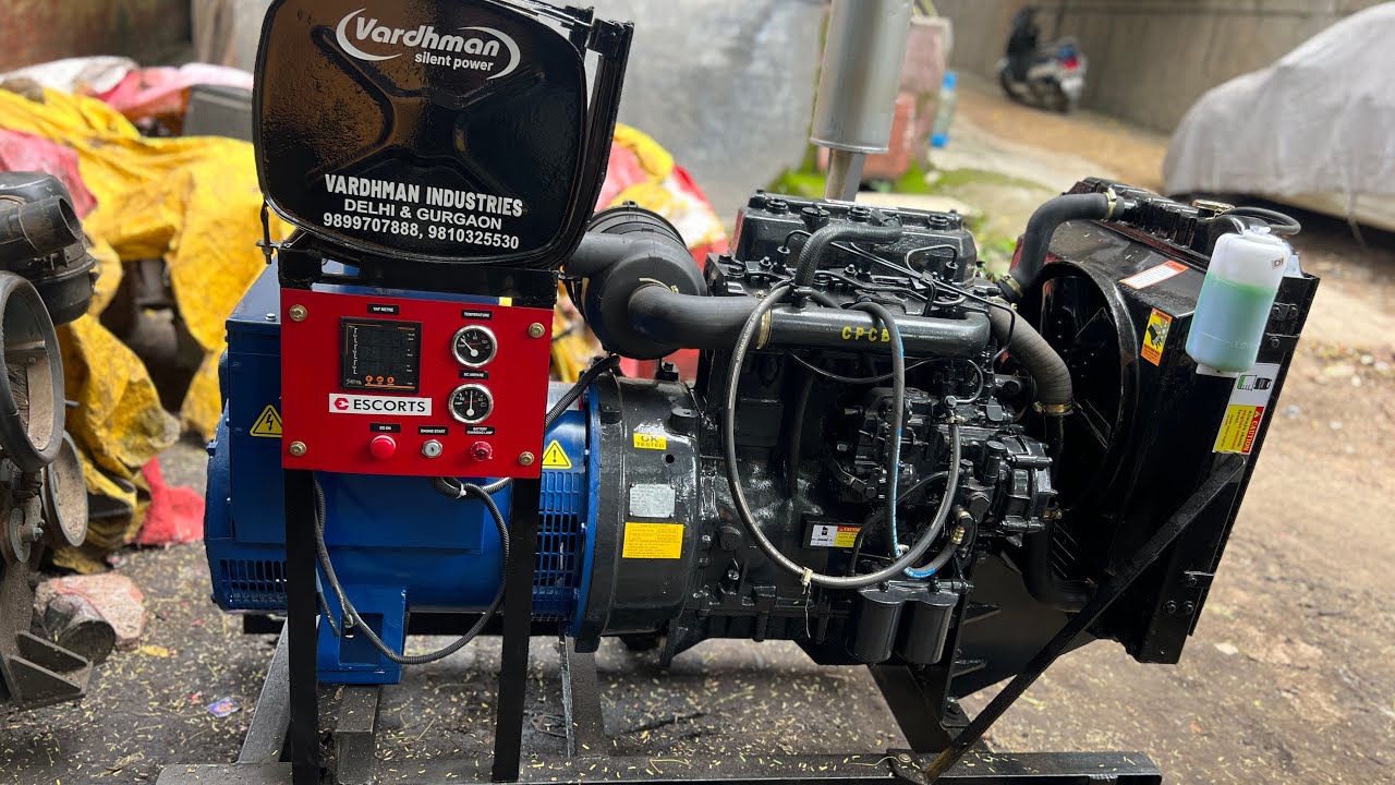 👑Load King👑 25kva Escorts Generator with full Load testing Kaptanganj ...