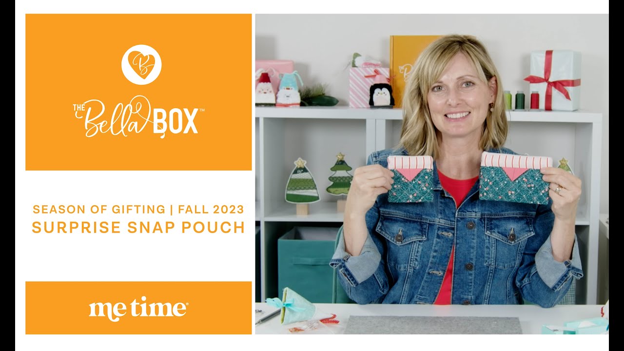 Bella Box Tutorial: Create a "Suprise Snap Pouch" on your embroidery ...