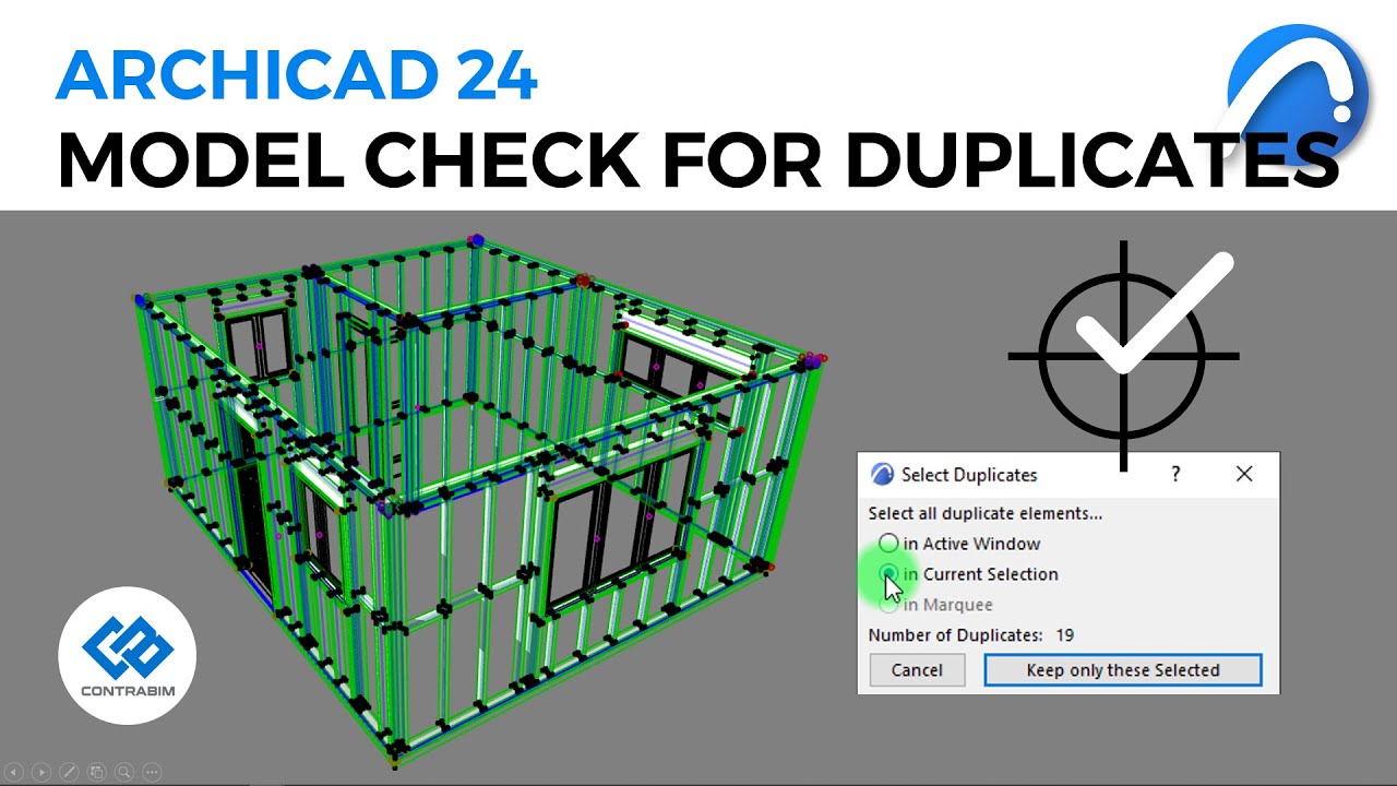 How To Check For Duplicates In Archicad 24 YouTube How To Check For Duplicates In Archicad 24 YouTube