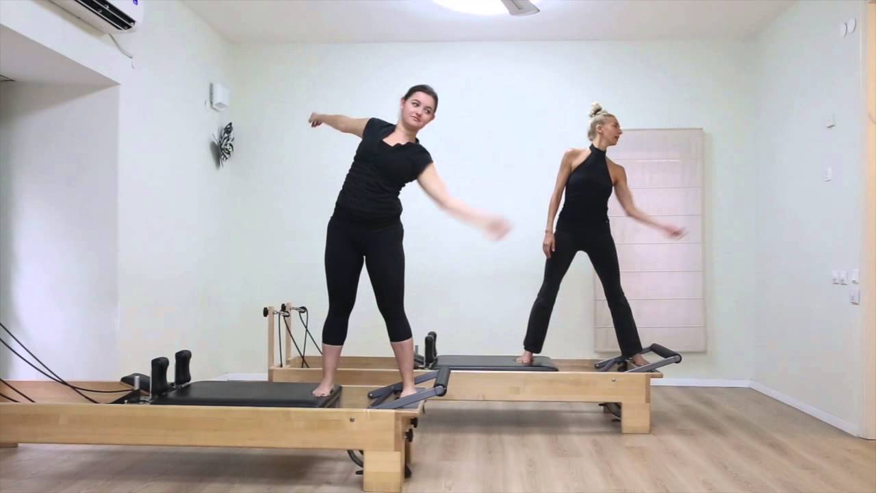 Dance Party on the Reformer - 6 - Side Split Sequence - YouTube