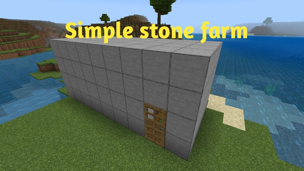 Simple Cobblestone Farm - YouTube