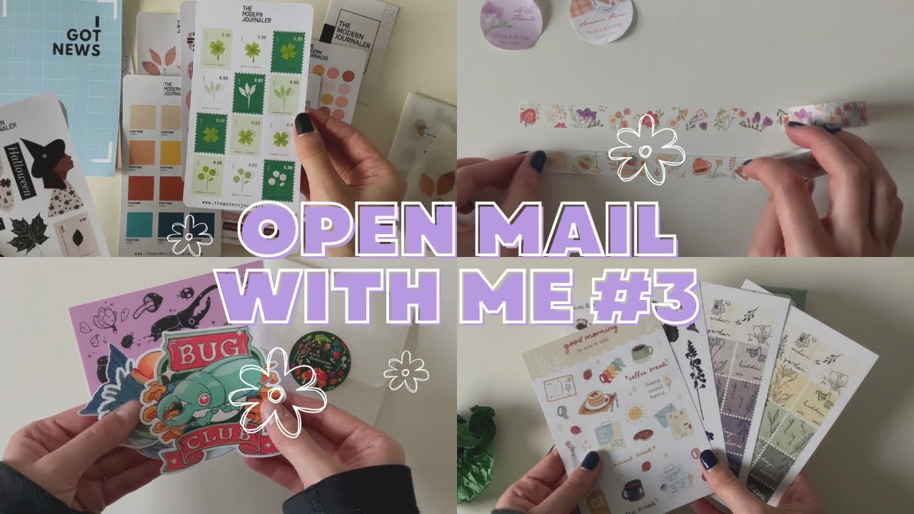Open mail with me #3 || small business hauls - YouTube