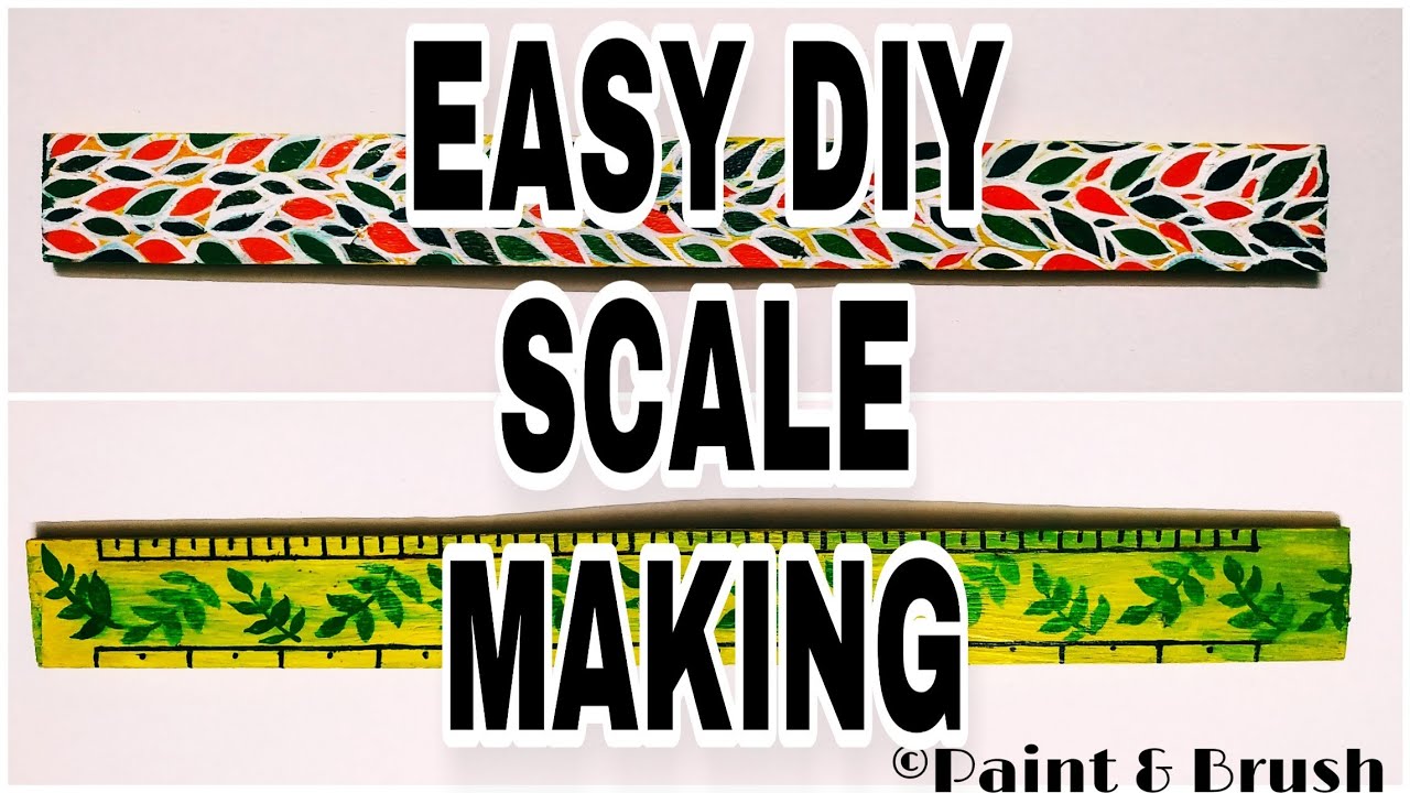 Madhubani Painting on Scale | DIY Scale Making |How to Make a Wooden ...
