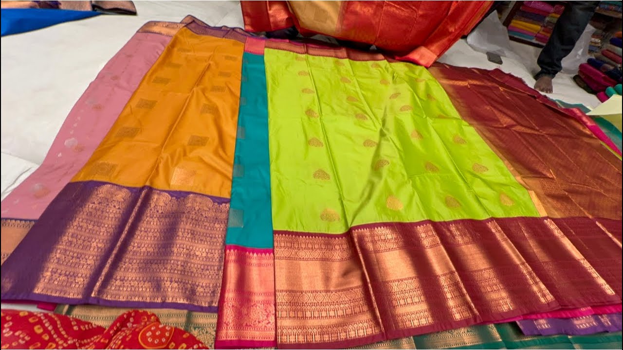 chickpet Bangalore wholesale Silk Sarees||Single piece courier ...