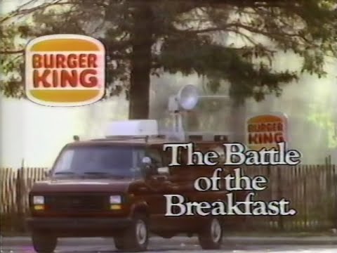 80's Ads Burger King The Battle of the Breakfast 1983 remastered - YouTube