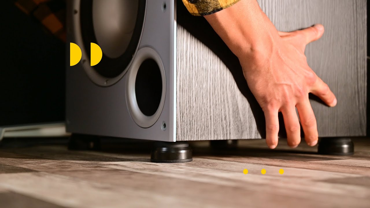 Sound Addicted subPods Subwoofer Isolation Feet, 4PCs - YouTube