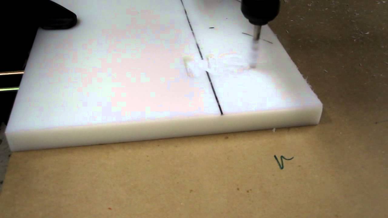 Giant Homemade CNC router, first cut! Made by North Street Labs. - YouTube