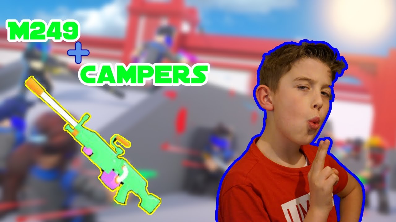 Campers & M249 GEKOCHT! | ROBLOX Big Paintball - YouTube