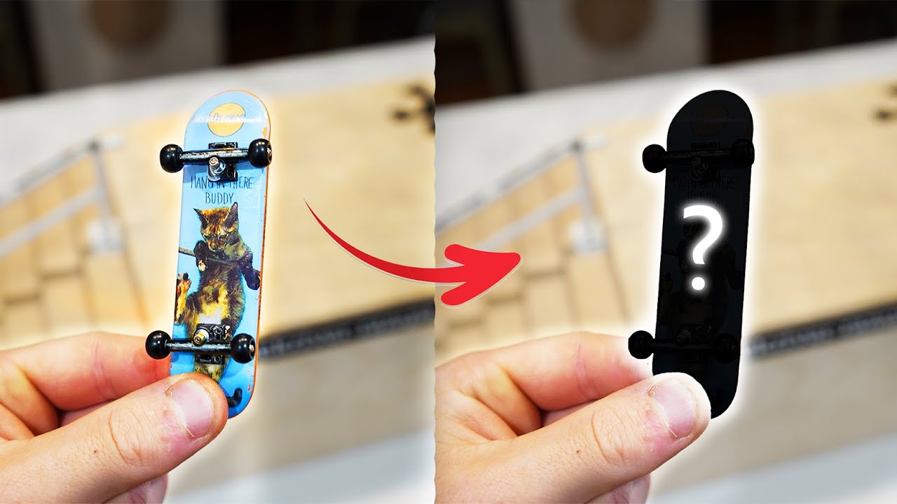Upgrading The First EVER Tech Deck! - YouTube