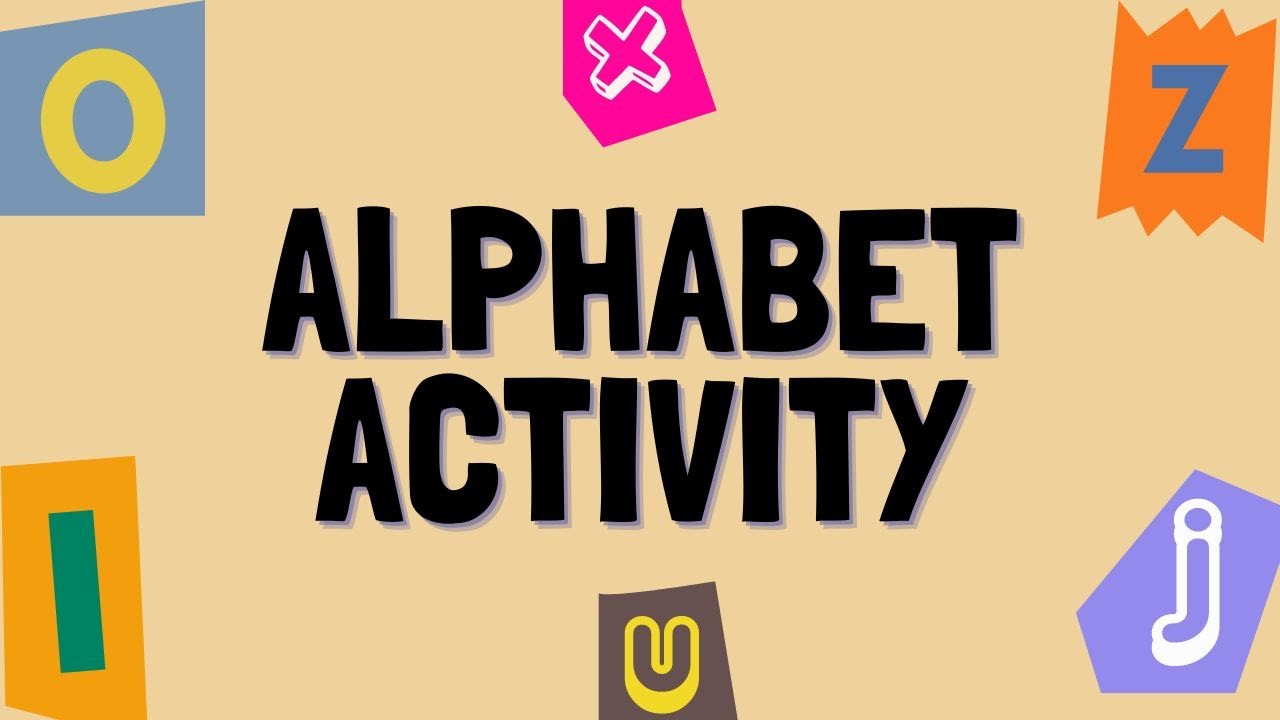 Simple Alphabet Collage for Preschoolers - YouTube