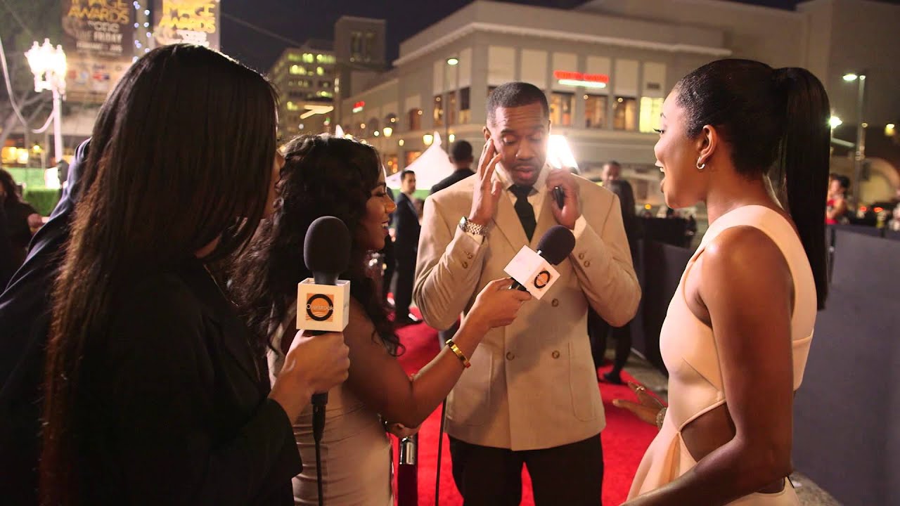 GH: 2015 NAACP Image Awards Red Carpet Kennedy-Rue McCullough & Rachel ...