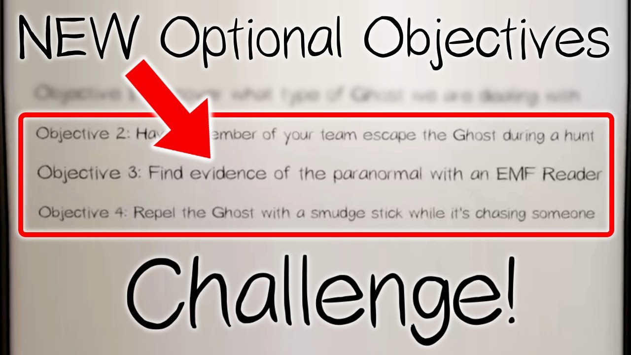 NEW Optional Objectives Challenge! - Phasmophobia LVL 3128 - YouTube