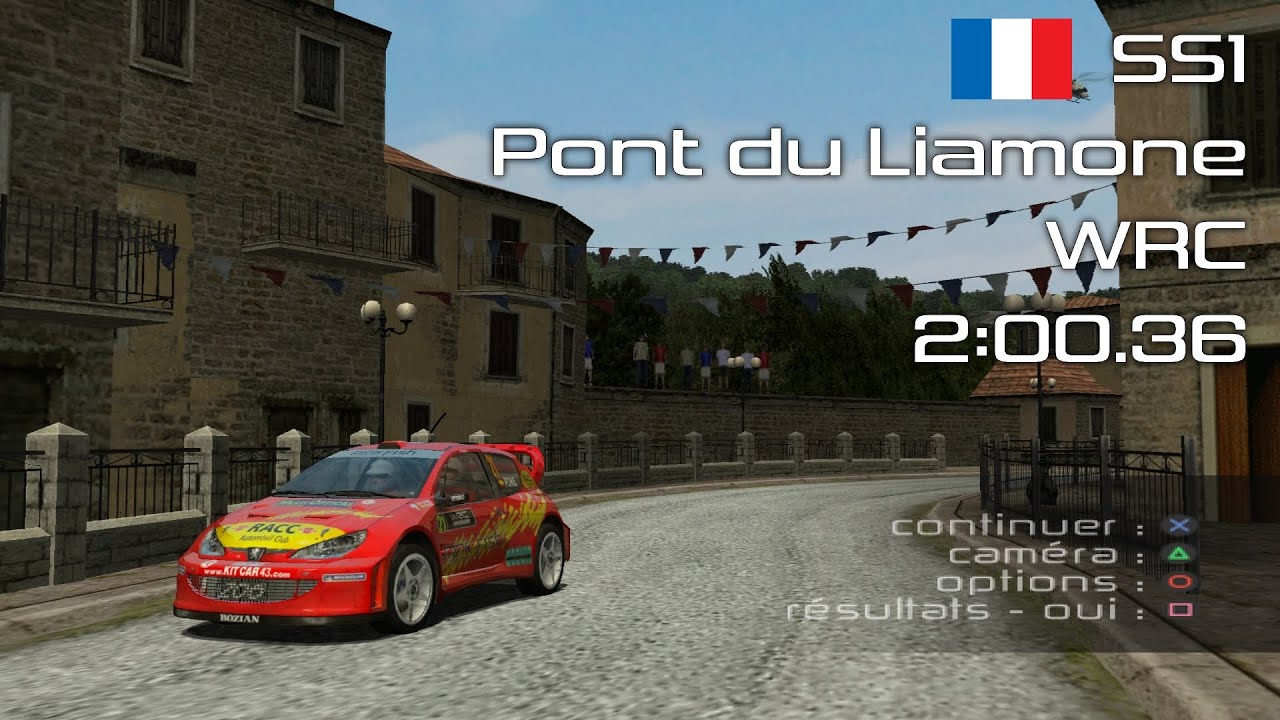 WRC Rally Evolved France SS1 WRC WR 02:00.36 (Pont du Liamone) - YouTube