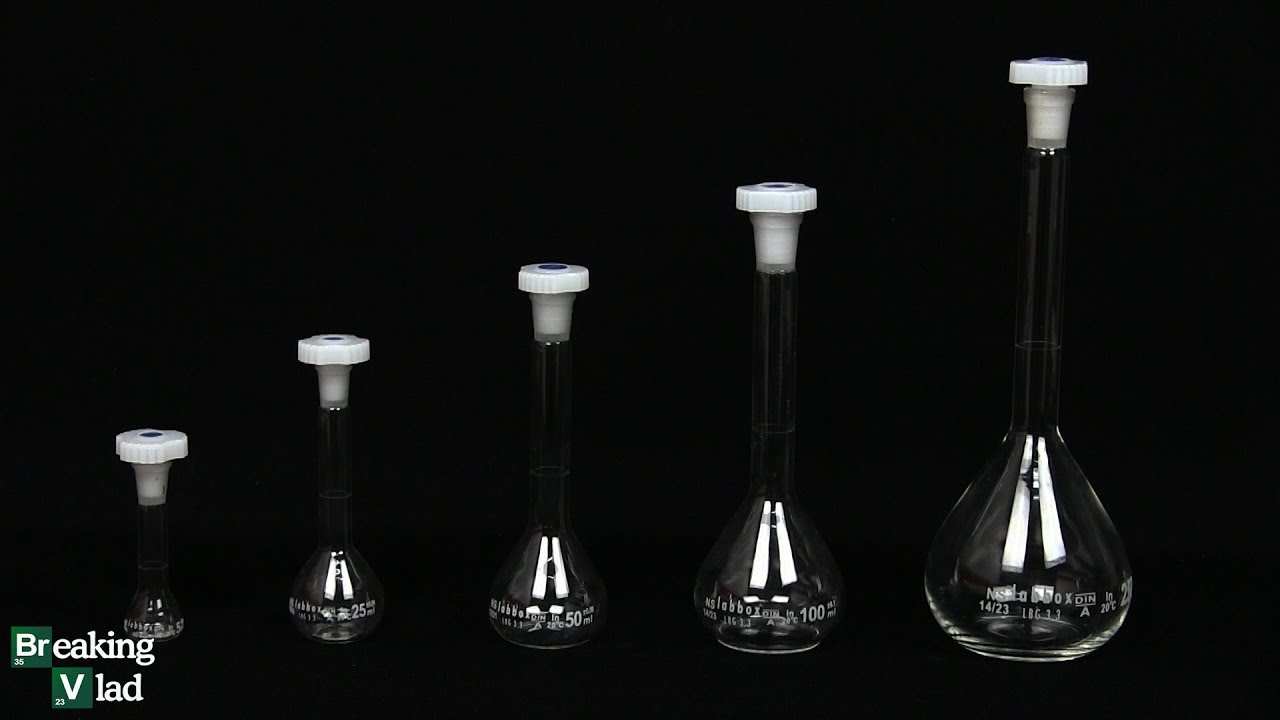 Matraces aforados | 4 | Material de laboratorio - YouTube