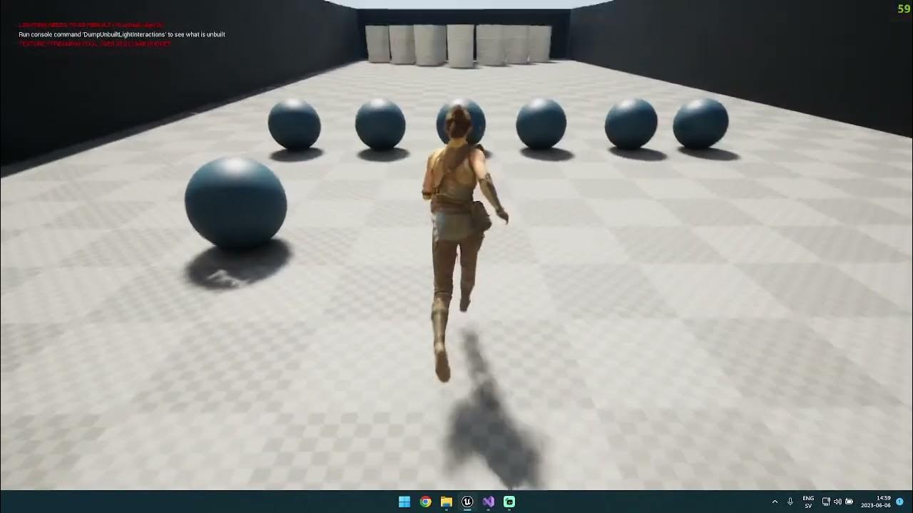 Unreal Engine 5.2 - Log 6 - Pick Up/Throwing Object , Moving Platforms and Bowling - YouTube