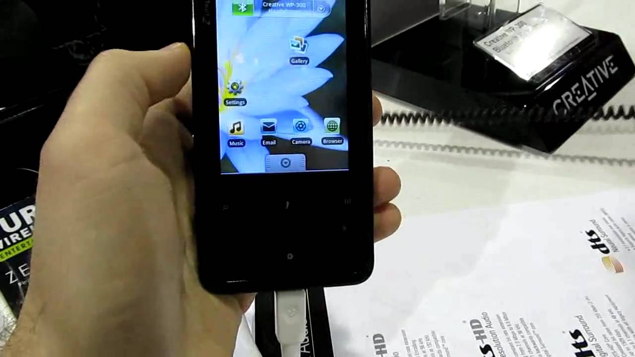 Hands on with the Creative Zen Touch 2 Android portable media player ...