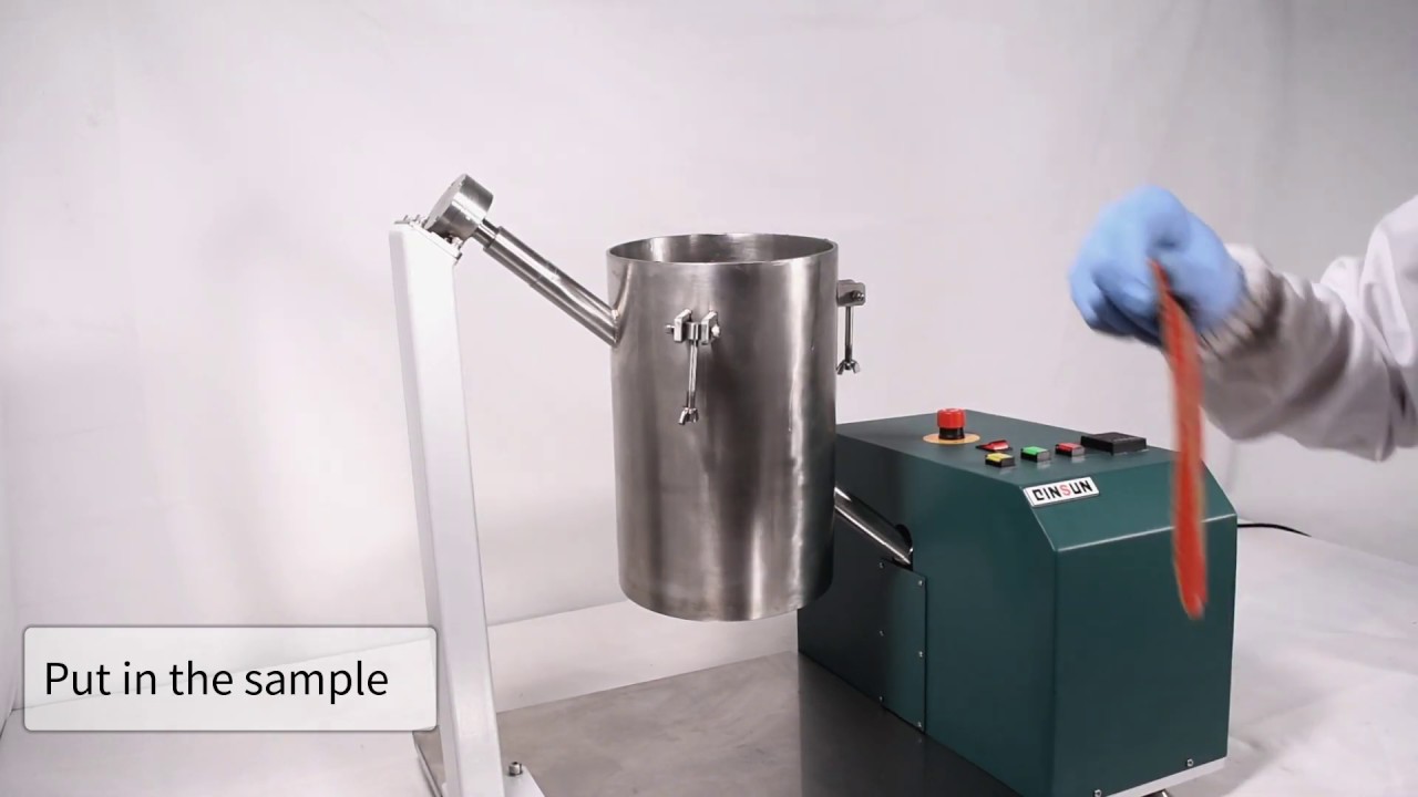 Dry cleaning washing cylinder,dry cleaning tester-QINSUN - YouTube