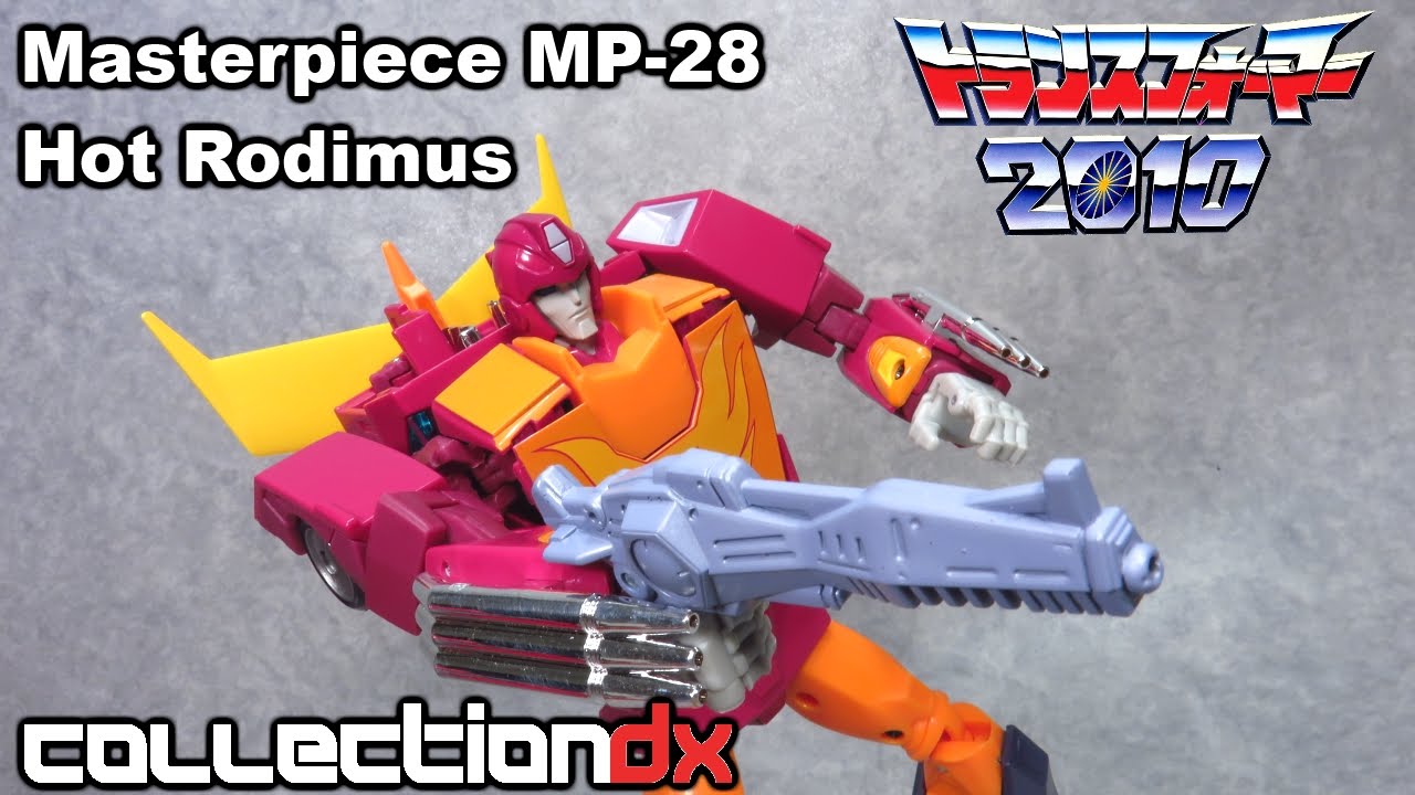 Transformers Masterpiece MP-28 Hot Rodimus Review - CollectionDX - YouTube