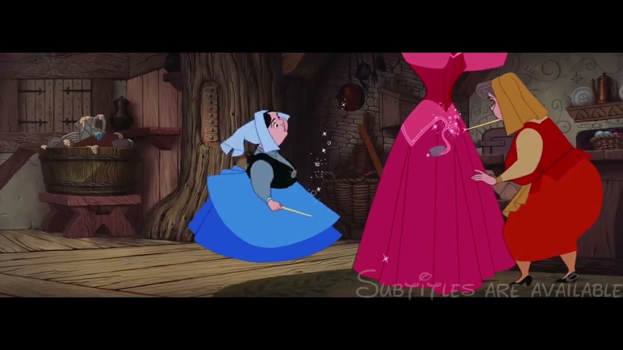 Sleeping Beauty - Making The Dress (Japanese 1960) - YouTube