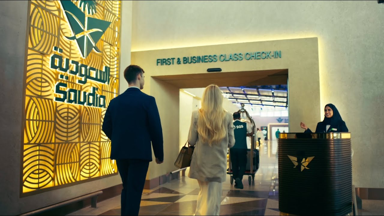 Indulge in total luxury at our new premium check-In lounge - YouTube