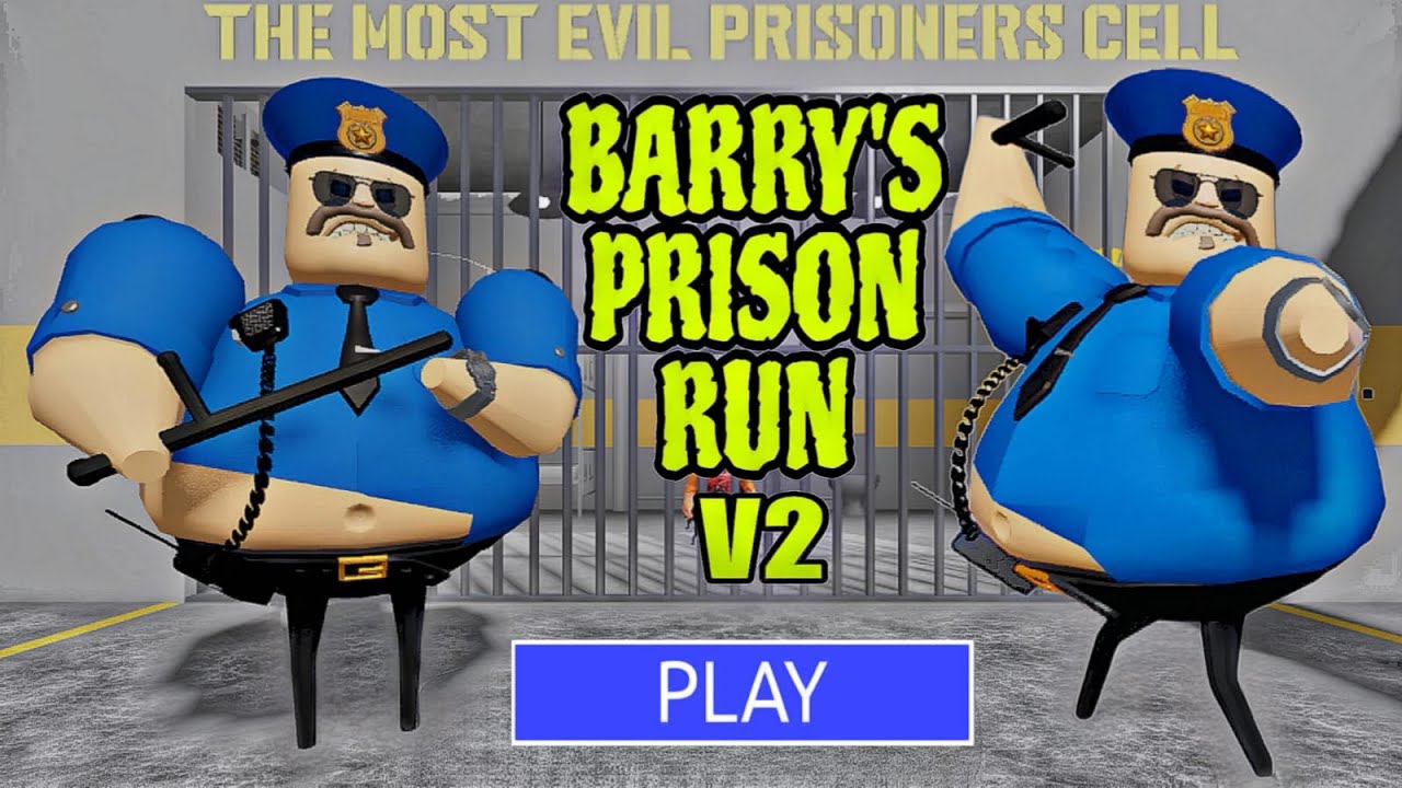 Barry's Prison Run V2 ! | New Update | Gameplay Walkthrough | Roblox ...