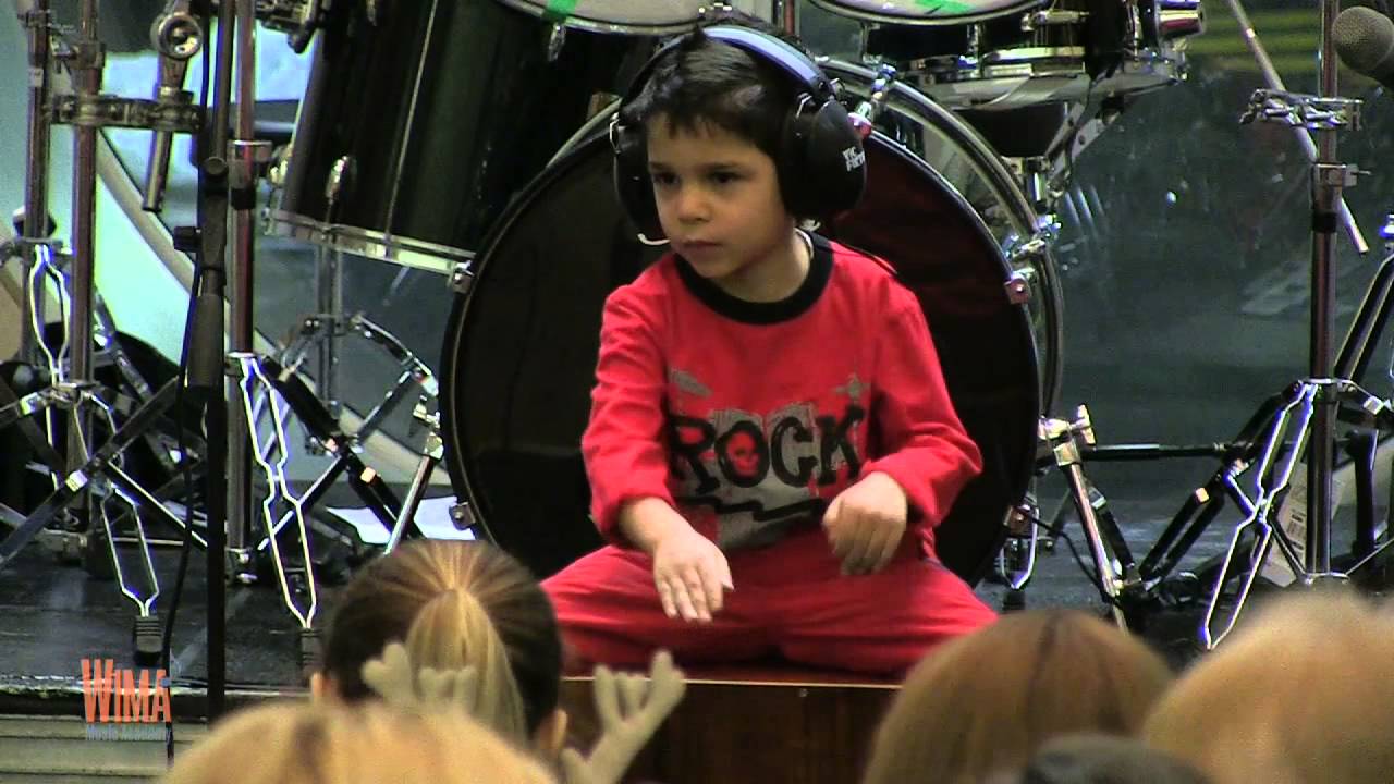 Gabriel Fajardo-Romano - Afuera Percussion Cover - LIVE @ WIMA 2014 ...